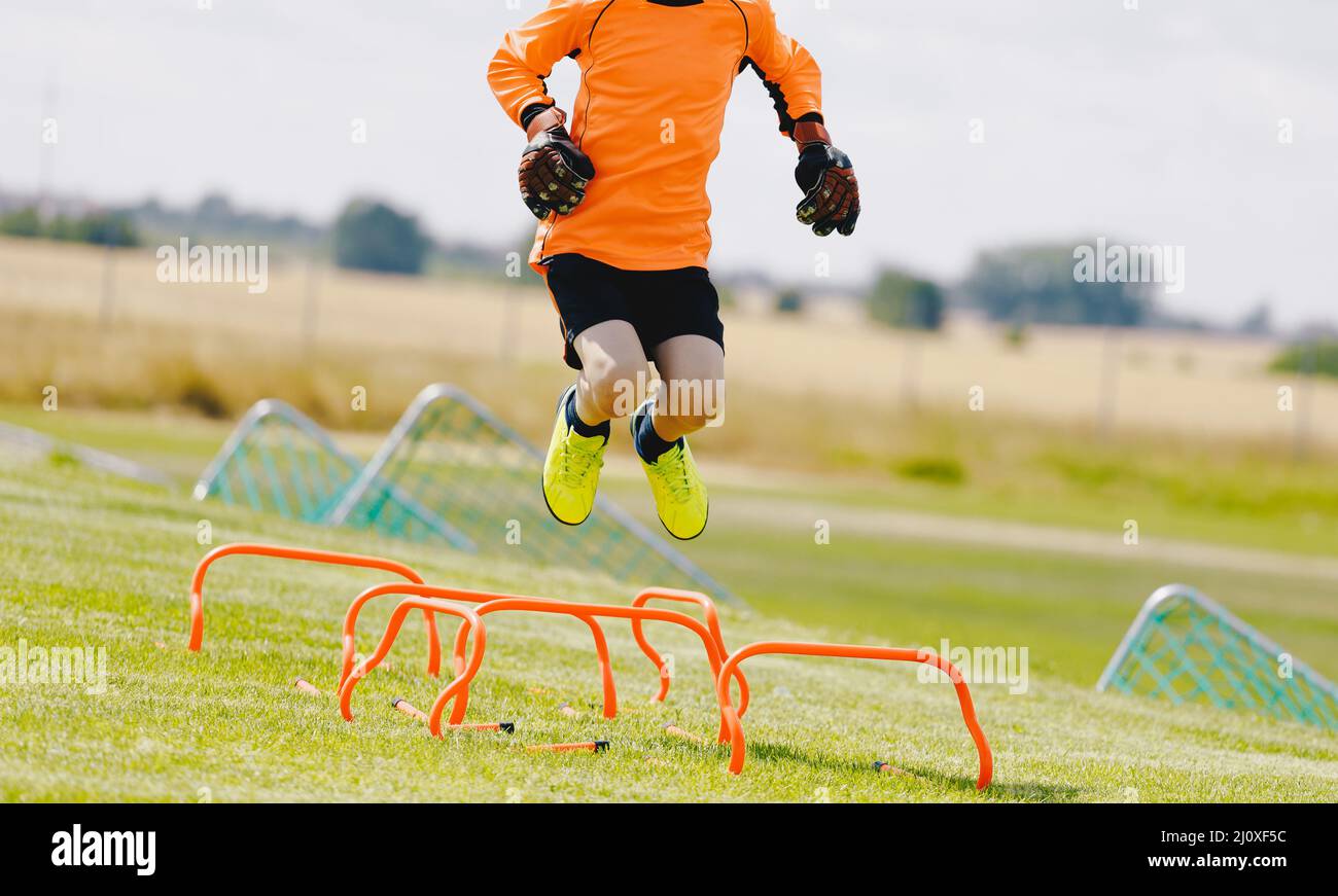 Child jumping competition jumping playing outdoors activity hi-res ...