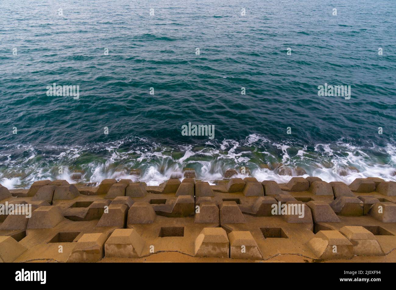 The scenery of Xinghai Bay in late Summer, Dalian, China Stock Photo ...