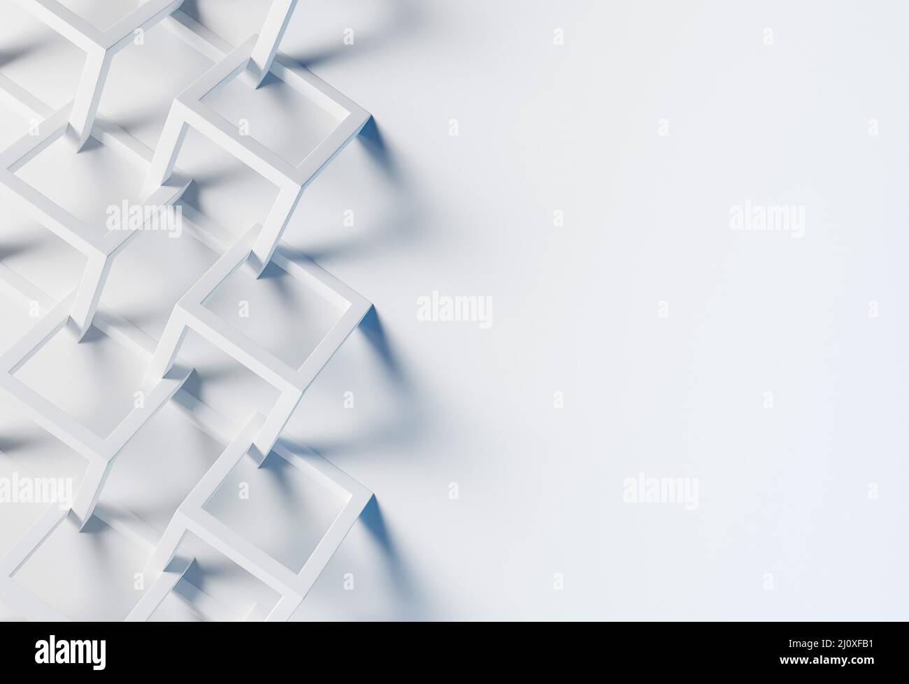 Creative wallpaper with white shapes. High quality beautiful photo ...