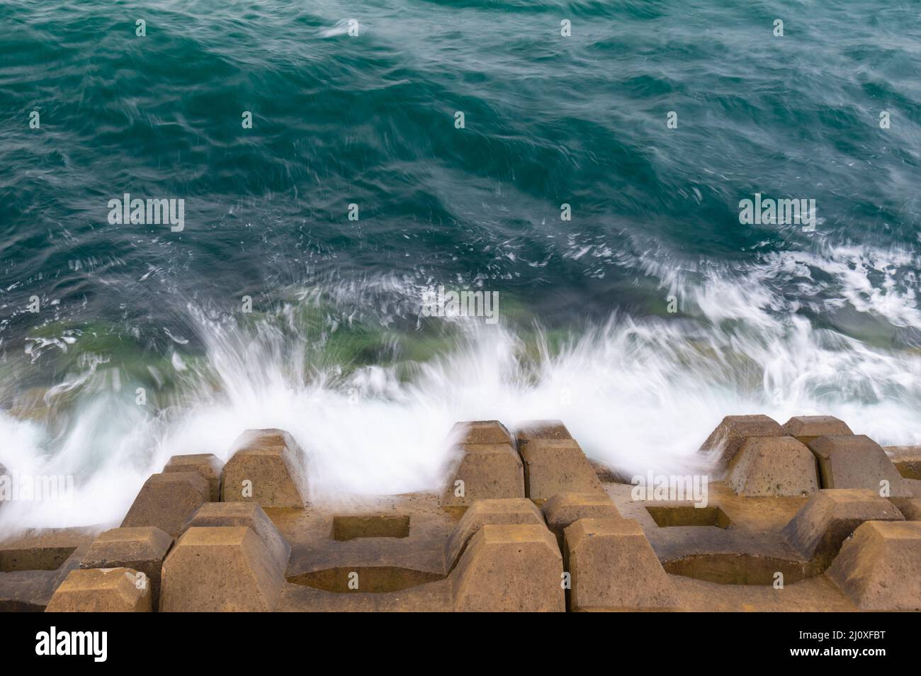 The scenery of Xinghai Bay in late Summer, Dalian, China Stock Photo ...
