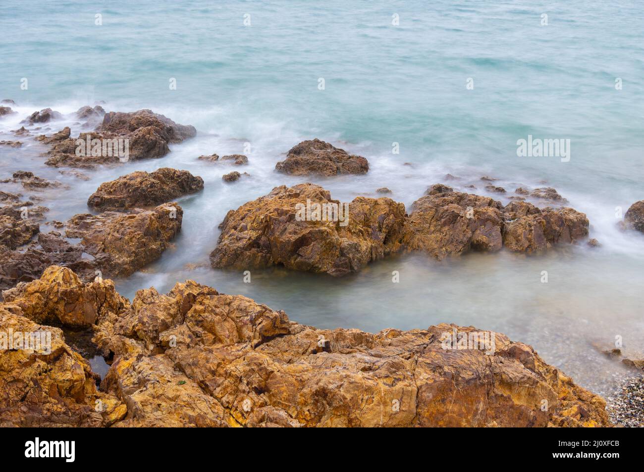 The scenery of Xinghai Bay in late Summer, Dalian, China Stock Photo ...
