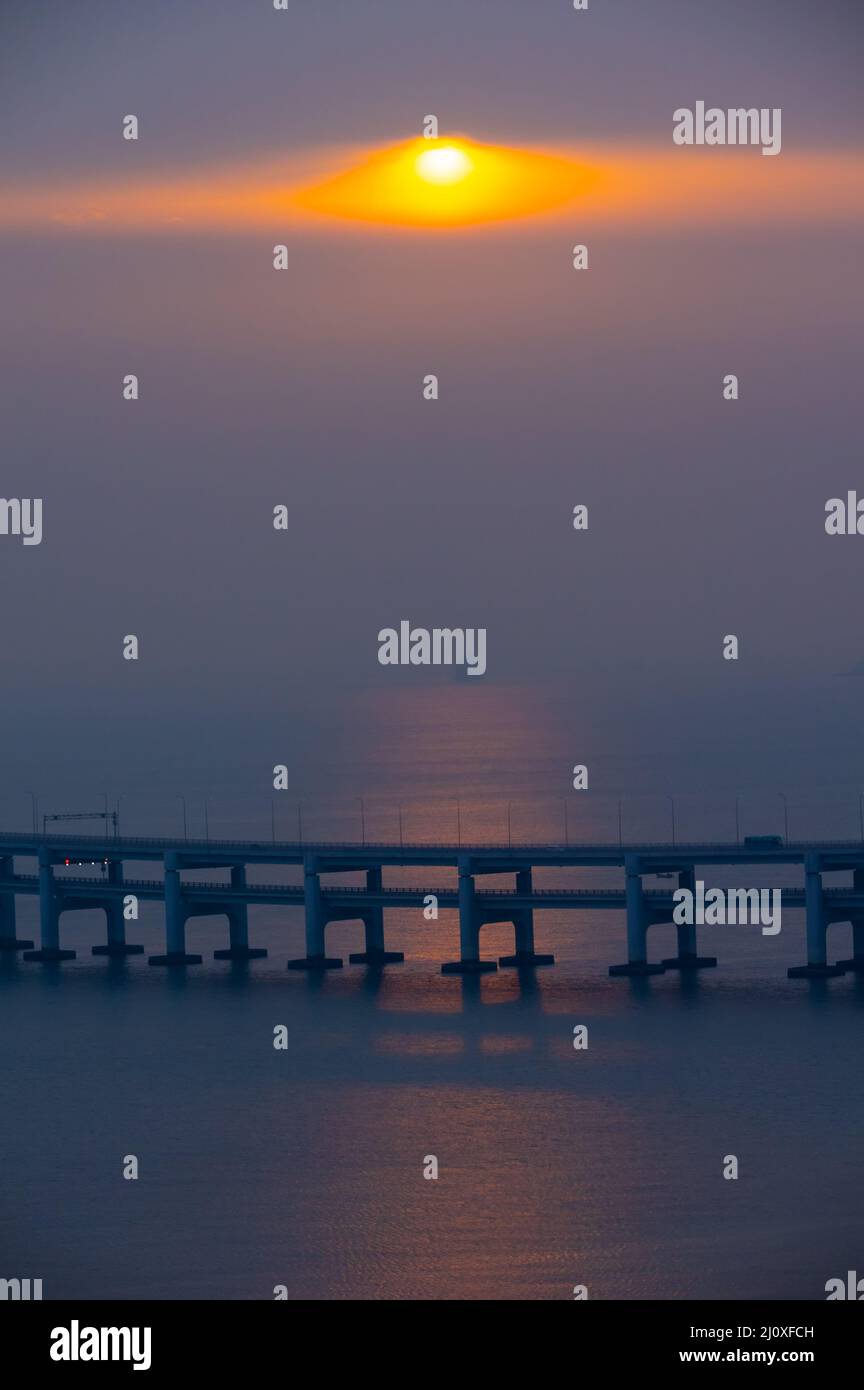 Dalian xinghai bay bridge hi-res stock photography and images - Alamy