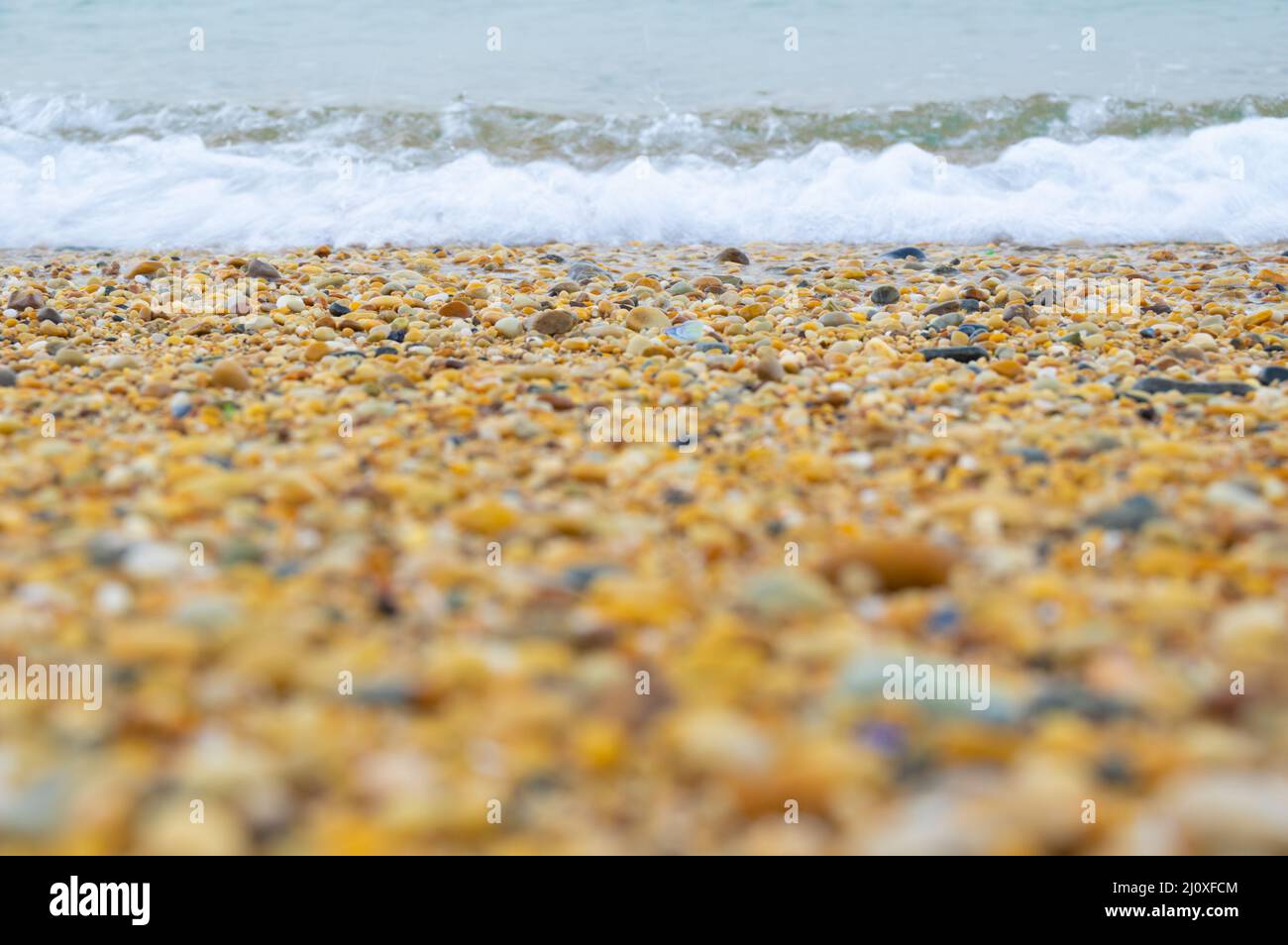 The scenery of Xinghai Bay in late Summer, Dalian, China Stock Photo ...
