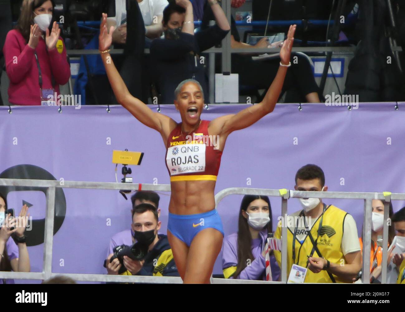 Yulimar ROJAS of Vénézuela Final Triple Jump Women during the World ...