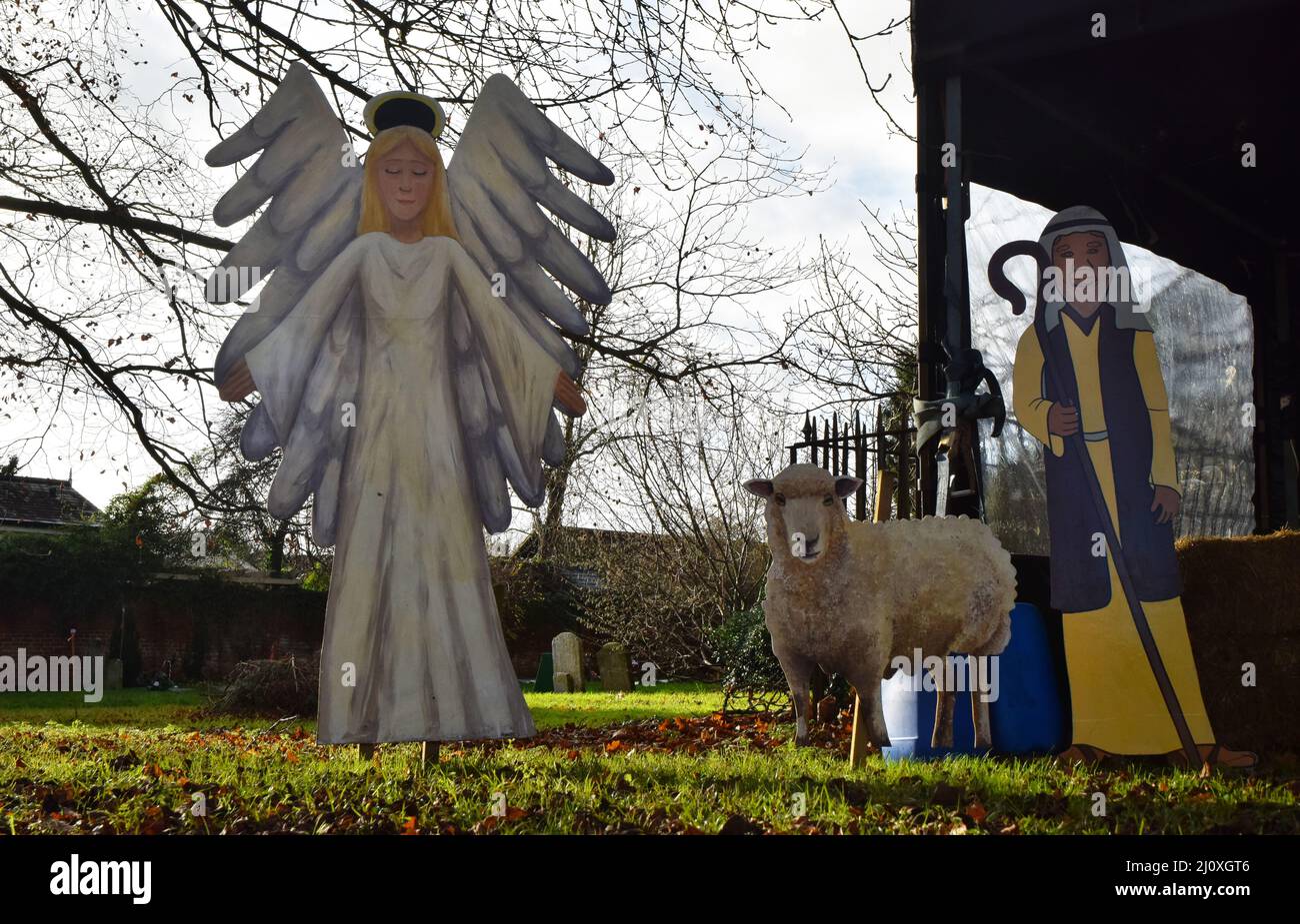 Angel at the shepherd hi-res stock photography and images - Alamy