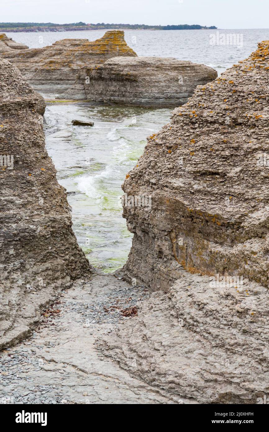 Sea stacks at the coast Stock Photo - Alamy