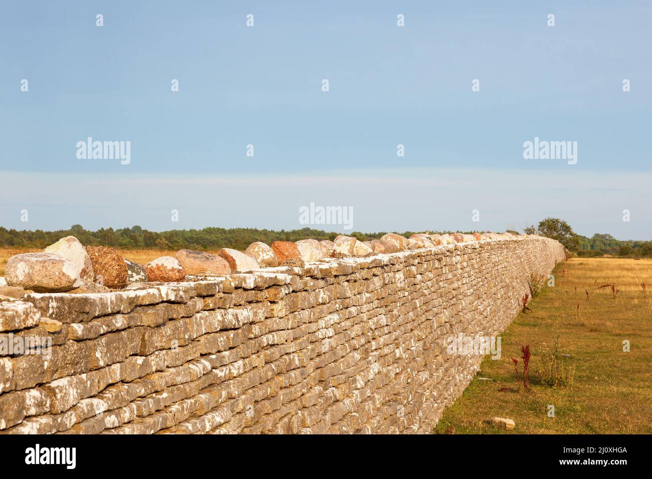 Stone wall oland sweden hi-res stock photography and images - Alamy