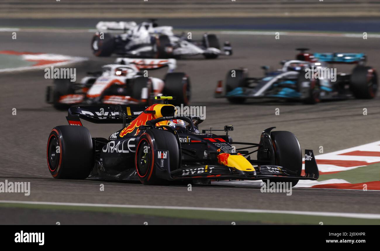 Sakhir, Bahrain. 20th Mar, 2022. 11 PEREZ Sergio (mex), Red Bull Racing ...