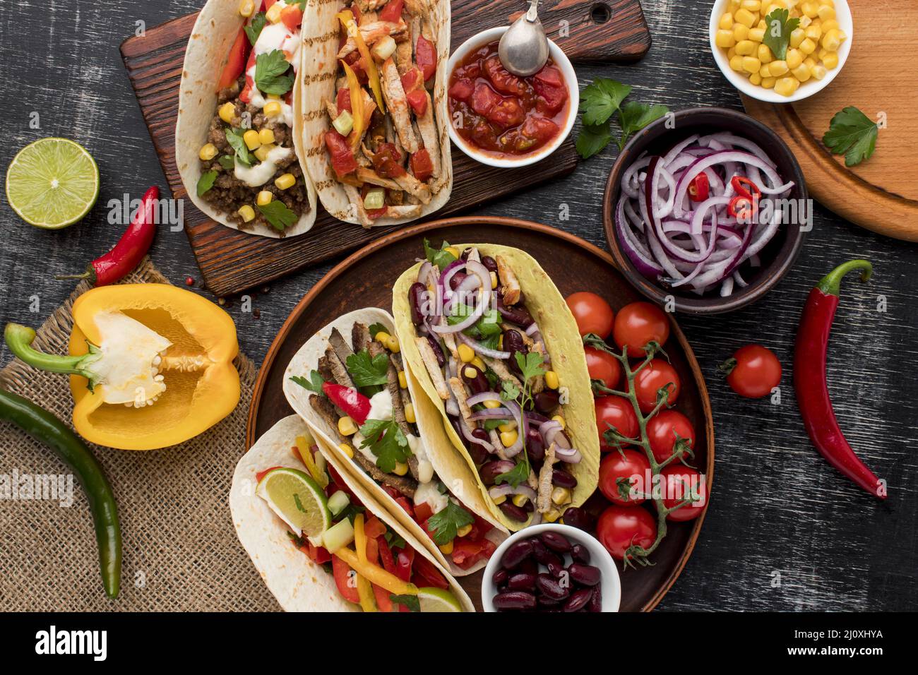Food menu photo hi-res stock photography and images - Alamy