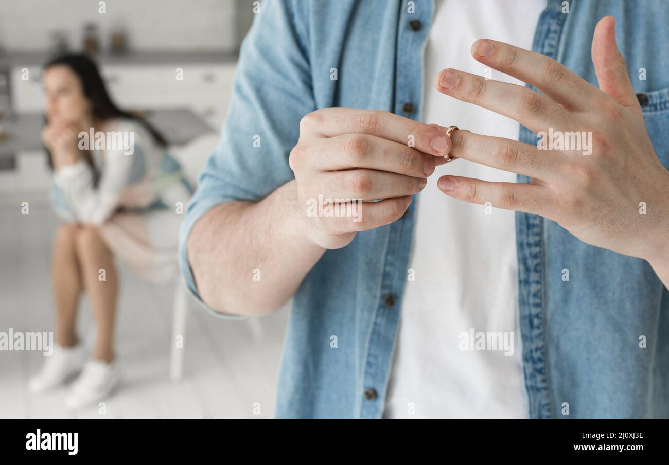 Wedding ring top view hi-res stock photography and images - Alamy