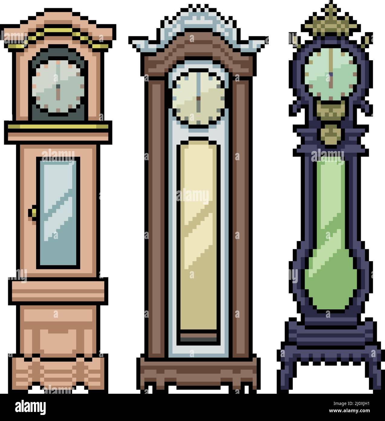 Pixel clock hi-res stock photography and images - Alamy