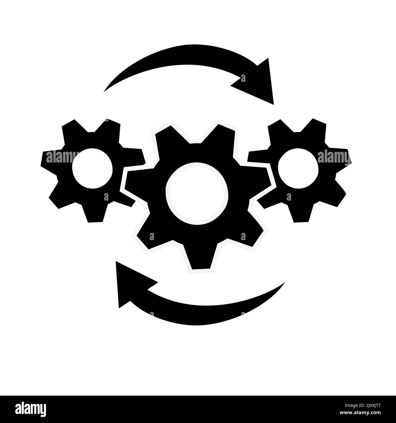 Simple return process icon Stock Vector Images - Alamy