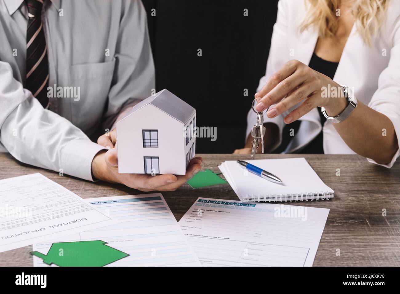 Agent customer making deal. High quality beautiful photo concept Stock ...