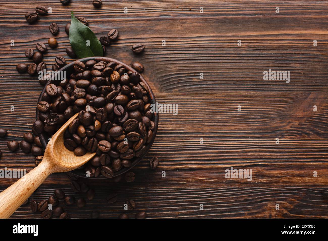 Organic roasted coffee beans table. High quality beautiful photo ...