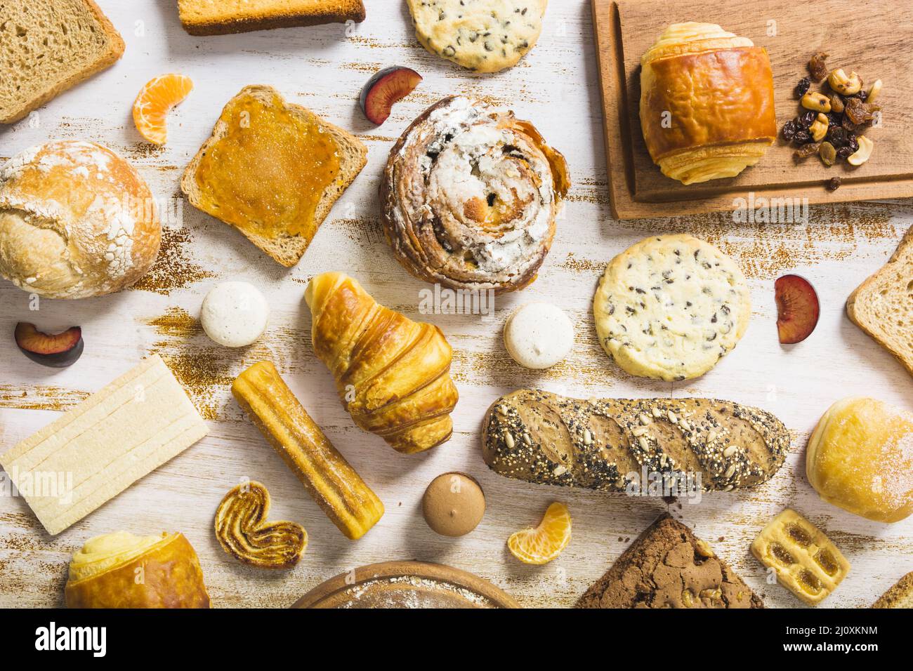 Assorted fruits pastry. High quality beautiful photo concept Stock ...