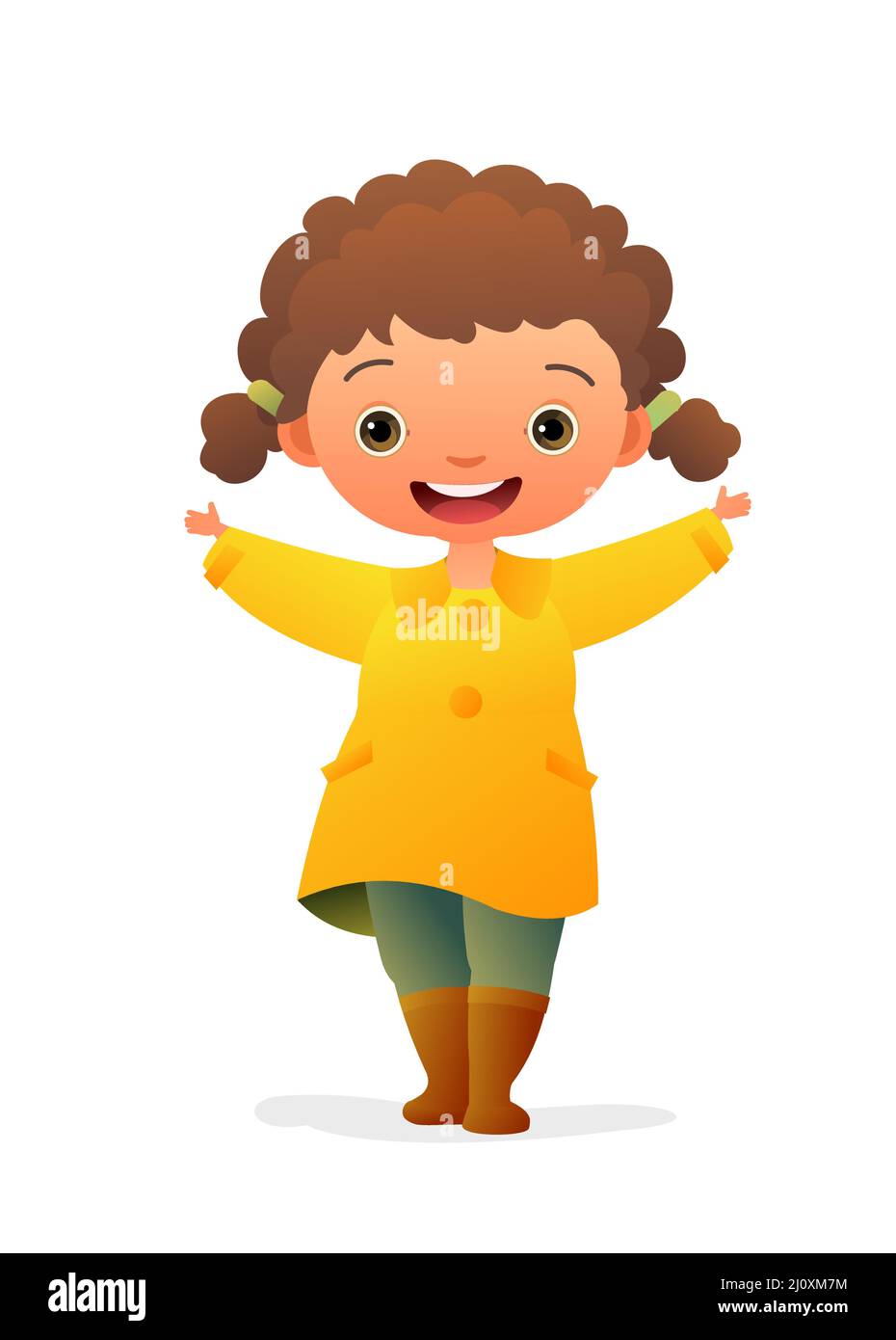 Funny Person Cartoon Girl