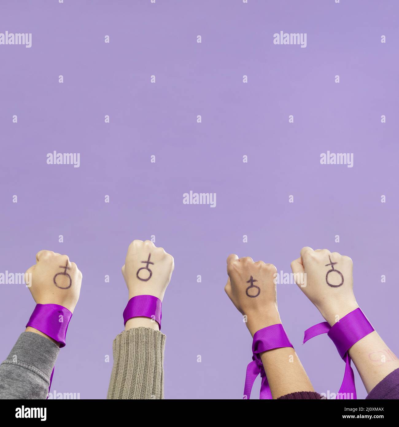 Young female activists hi-res stock photography and images - Alamy