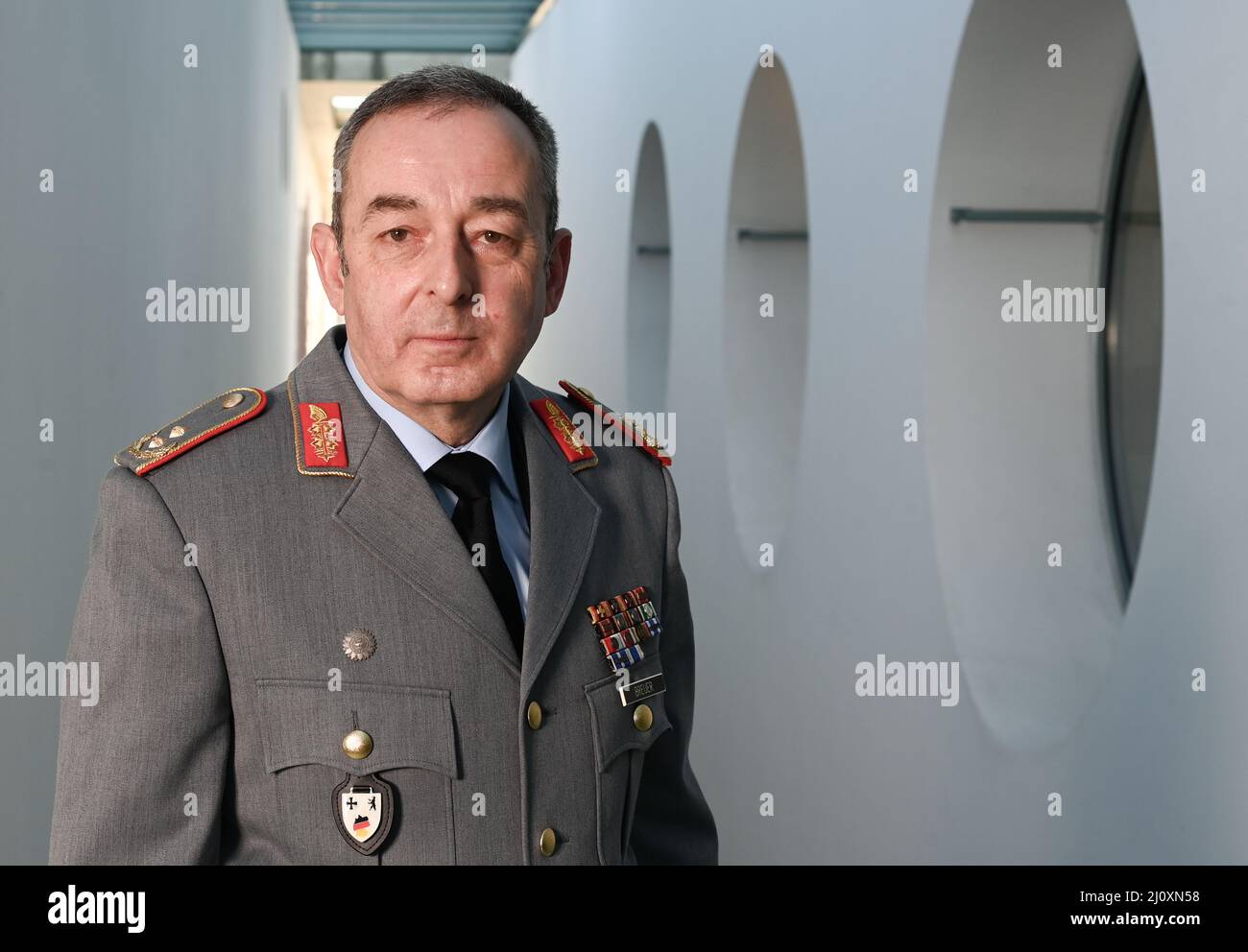 Berlin, Germany. 18th Mar, 2022. Major General Carsten Breuer, head of ...