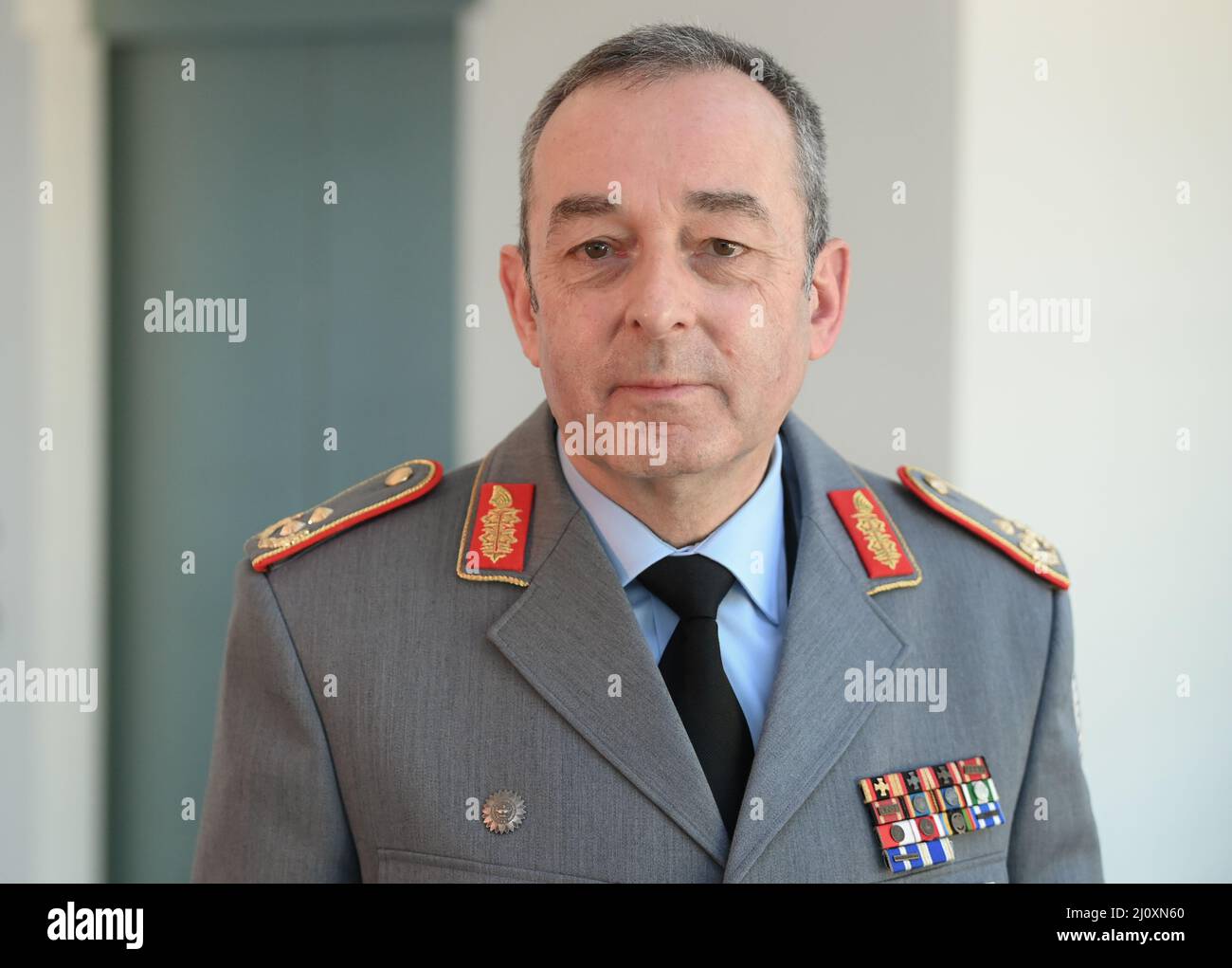 Berlin, Germany. 18th Mar, 2022. Major General Carsten Breuer, head of ...