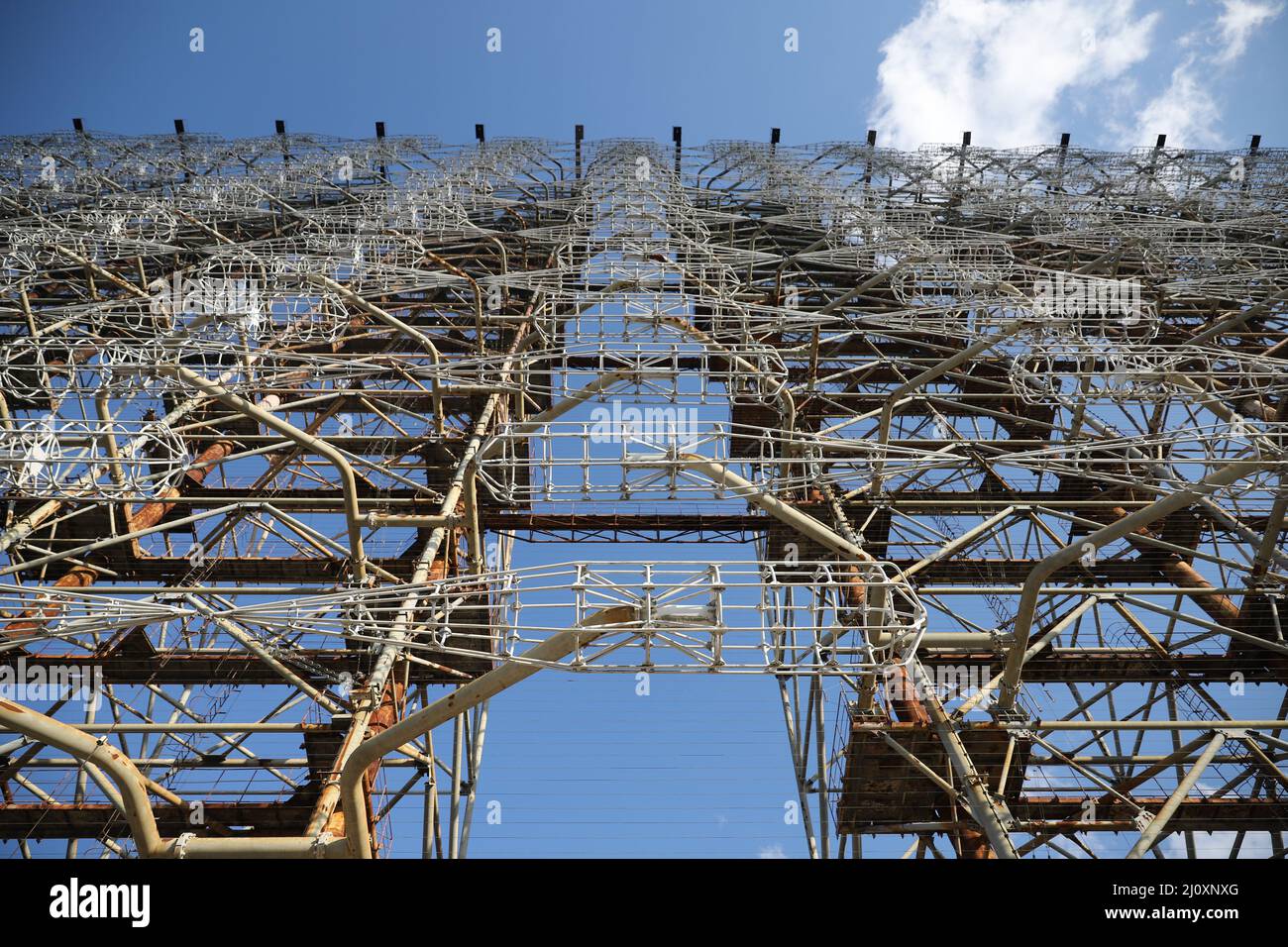 Duga Radar in Chernobyl Exclusion Zone, Chernobyl, Ukraine Stock Photo ...