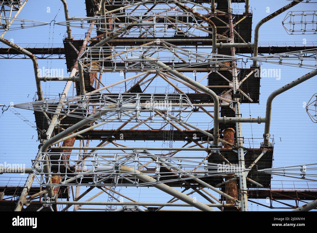 Duga Radar in Chernobyl Exclusion Zone, Chernobyl, Ukraine Stock Photo ...