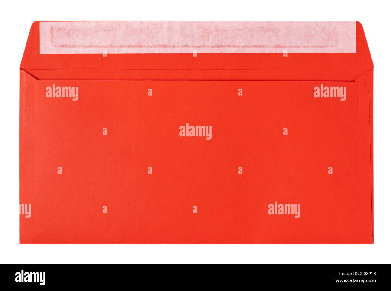 Blank red envelope isolated on white background Stock Photo - Alamy