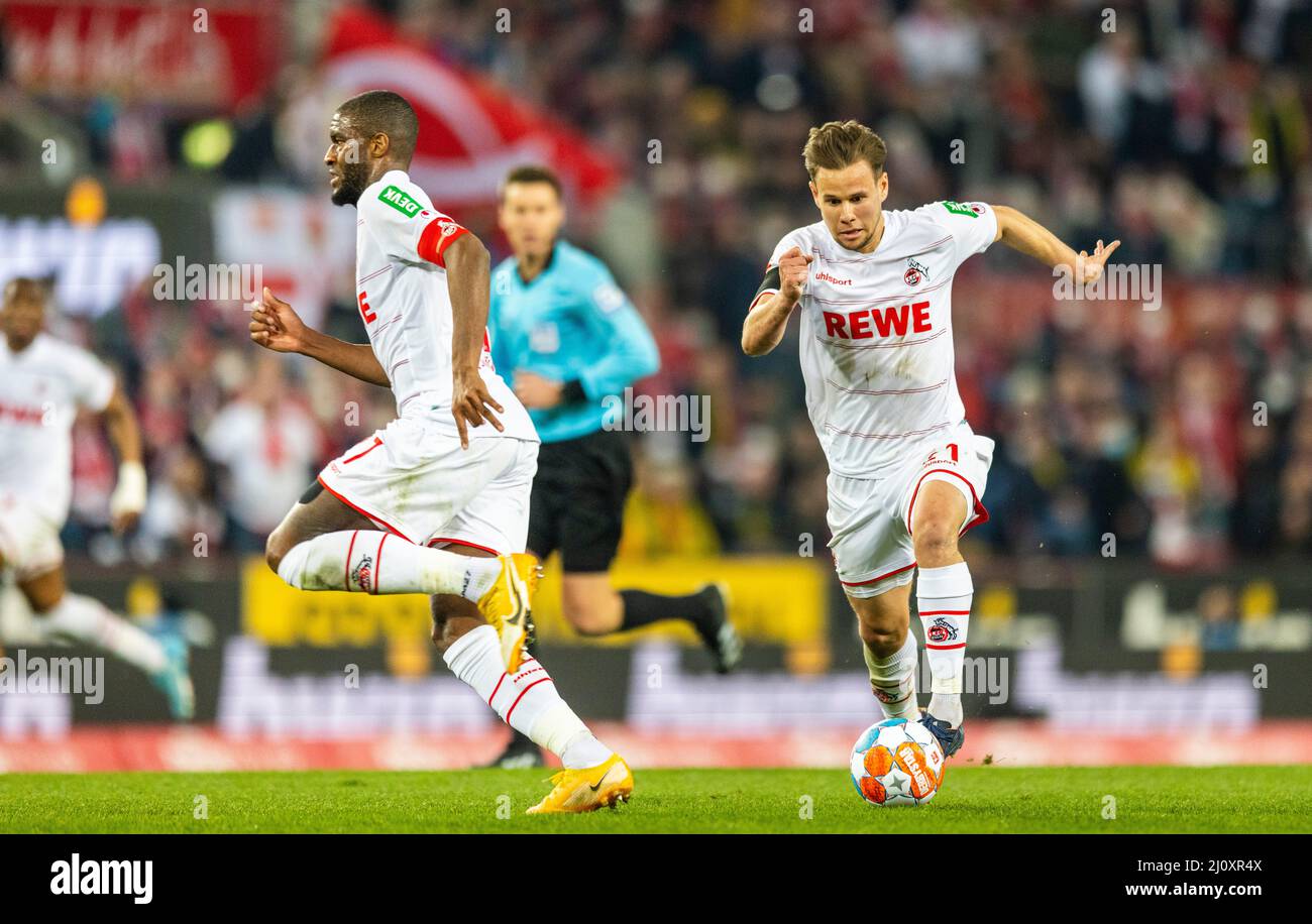 Louis Schaub (Köln), Anthony Modeste (Köln) 1. FC Köln - Borussia ...
