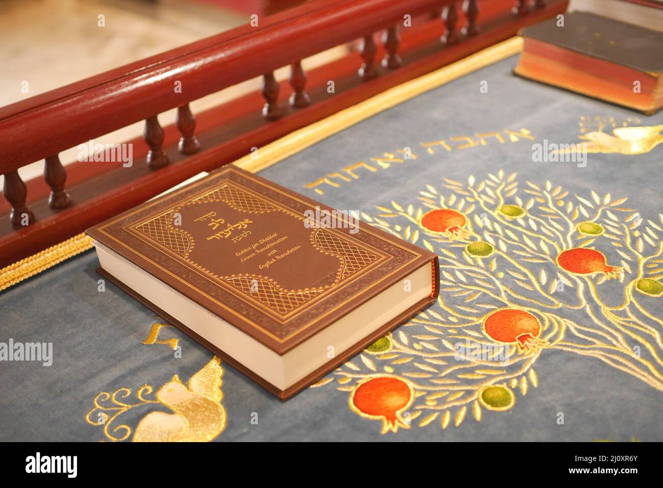 The interior of the newly refurbished synagogue, the House of Ten ...