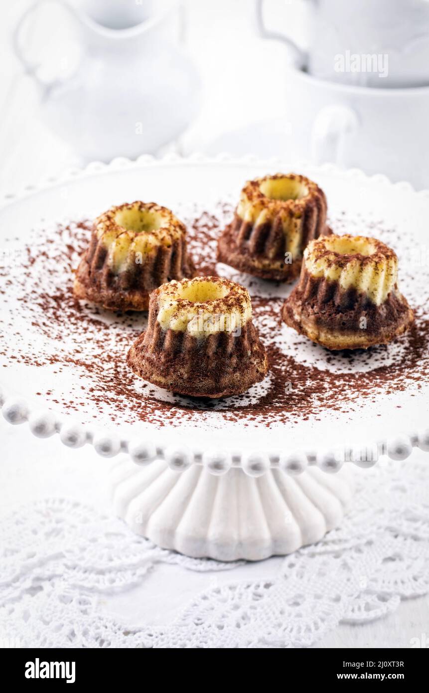 Mini gugl cakes Stock Photo - Alamy