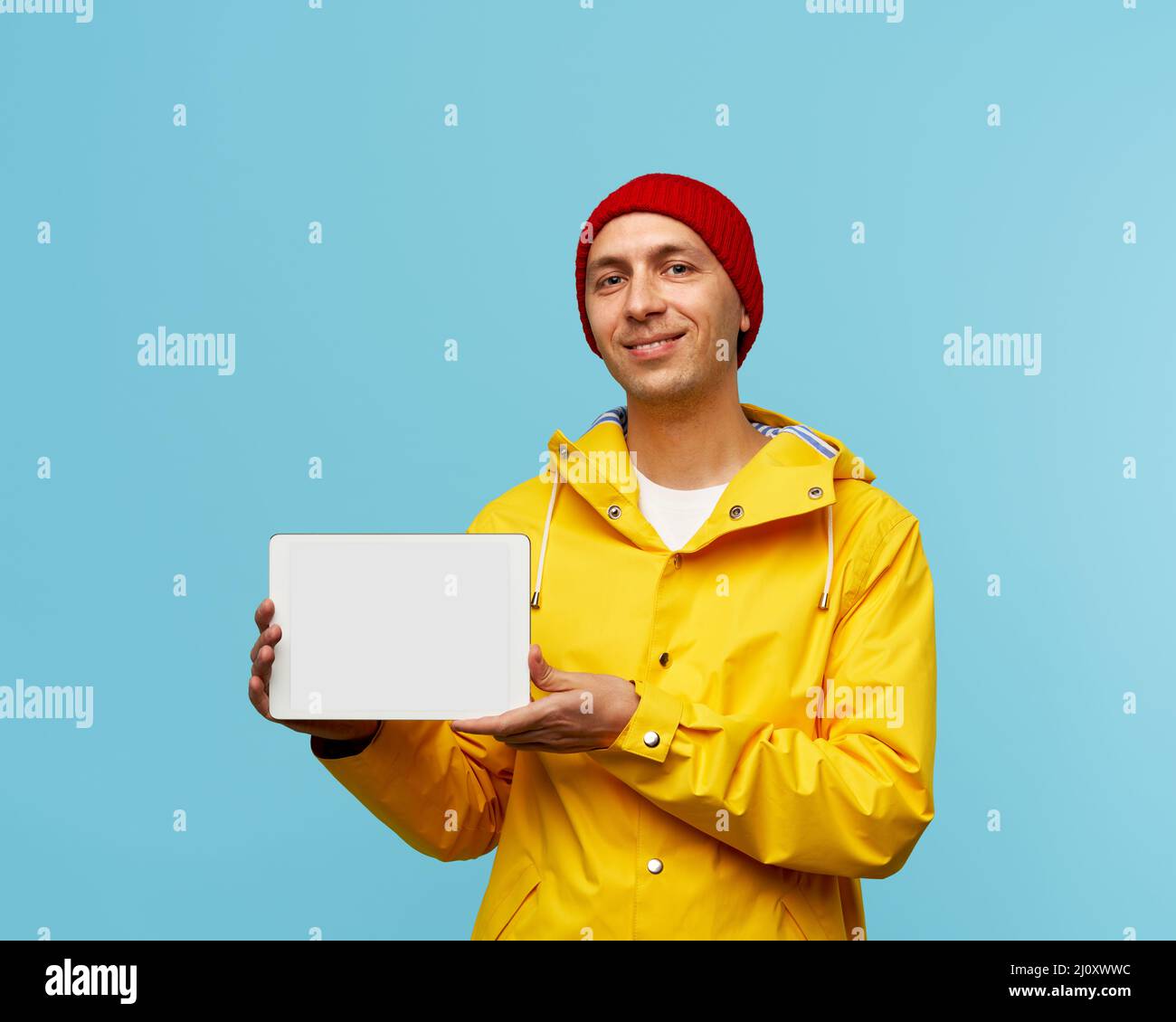 Stylish male clothes tablet hi-res stock photography and images - Alamy