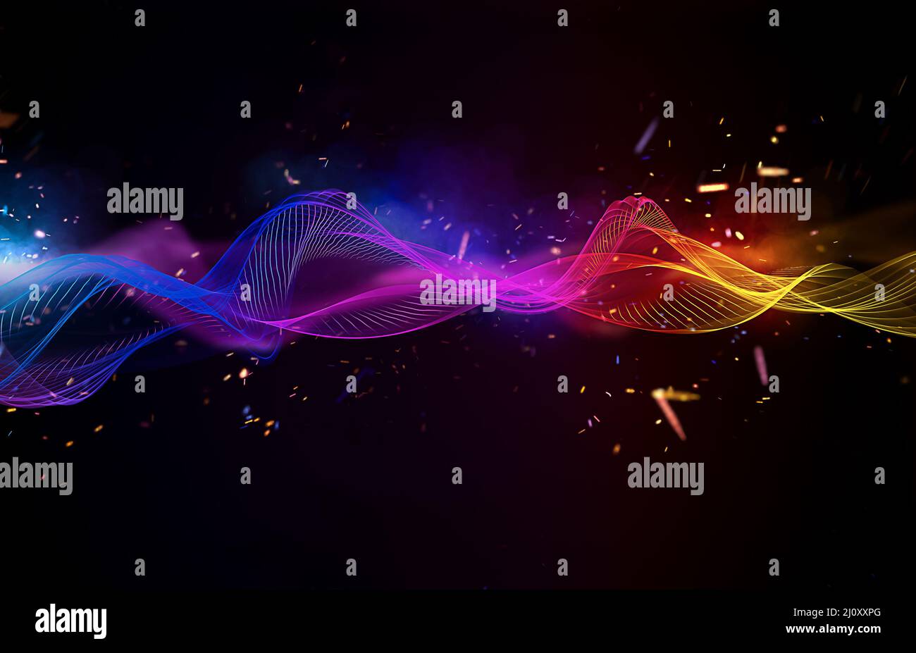 Glowing 3d dna helix hi-res stock photography and images - Alamy