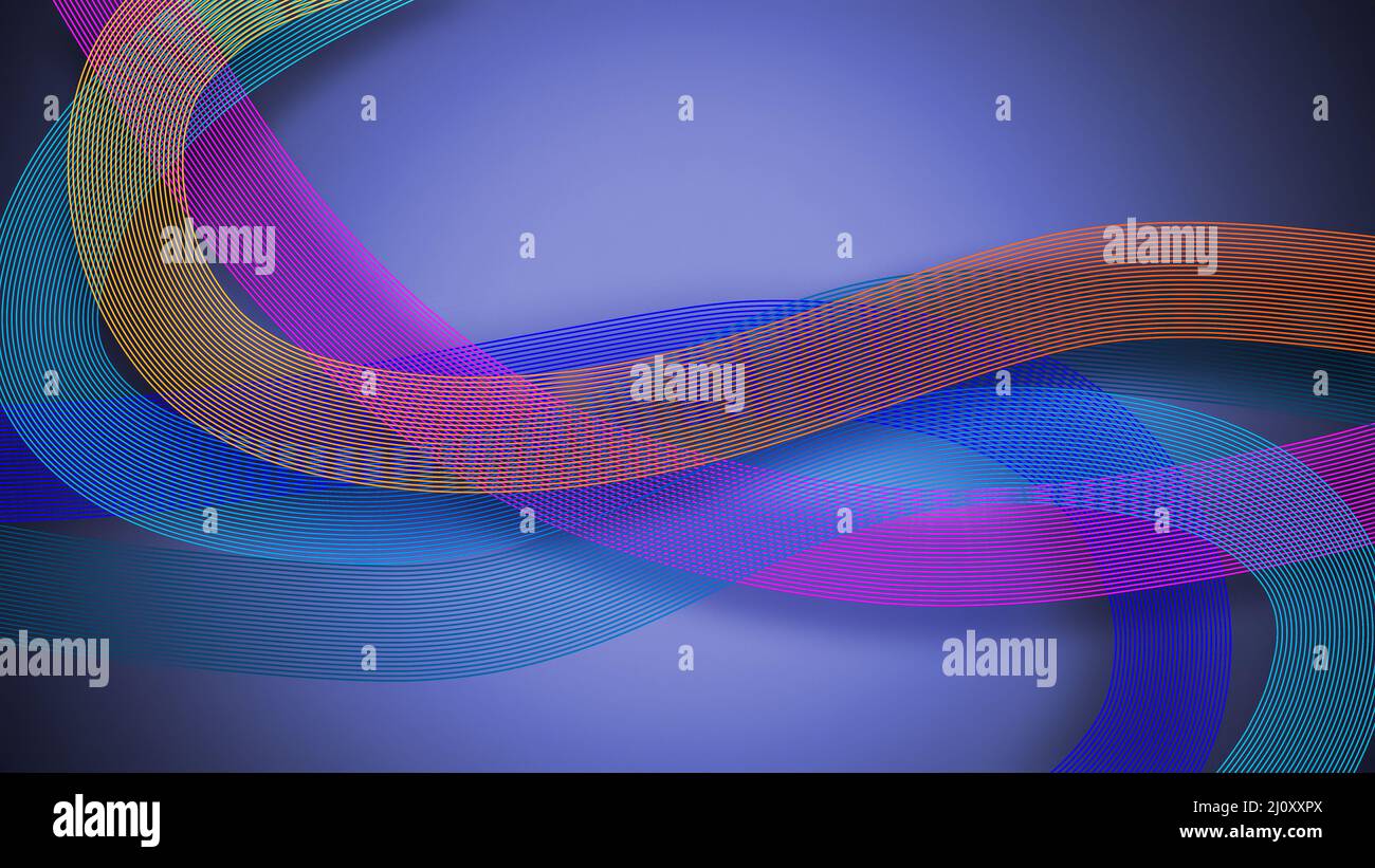 Abstract 3D Background with Stripes Stock Photo - Alamy