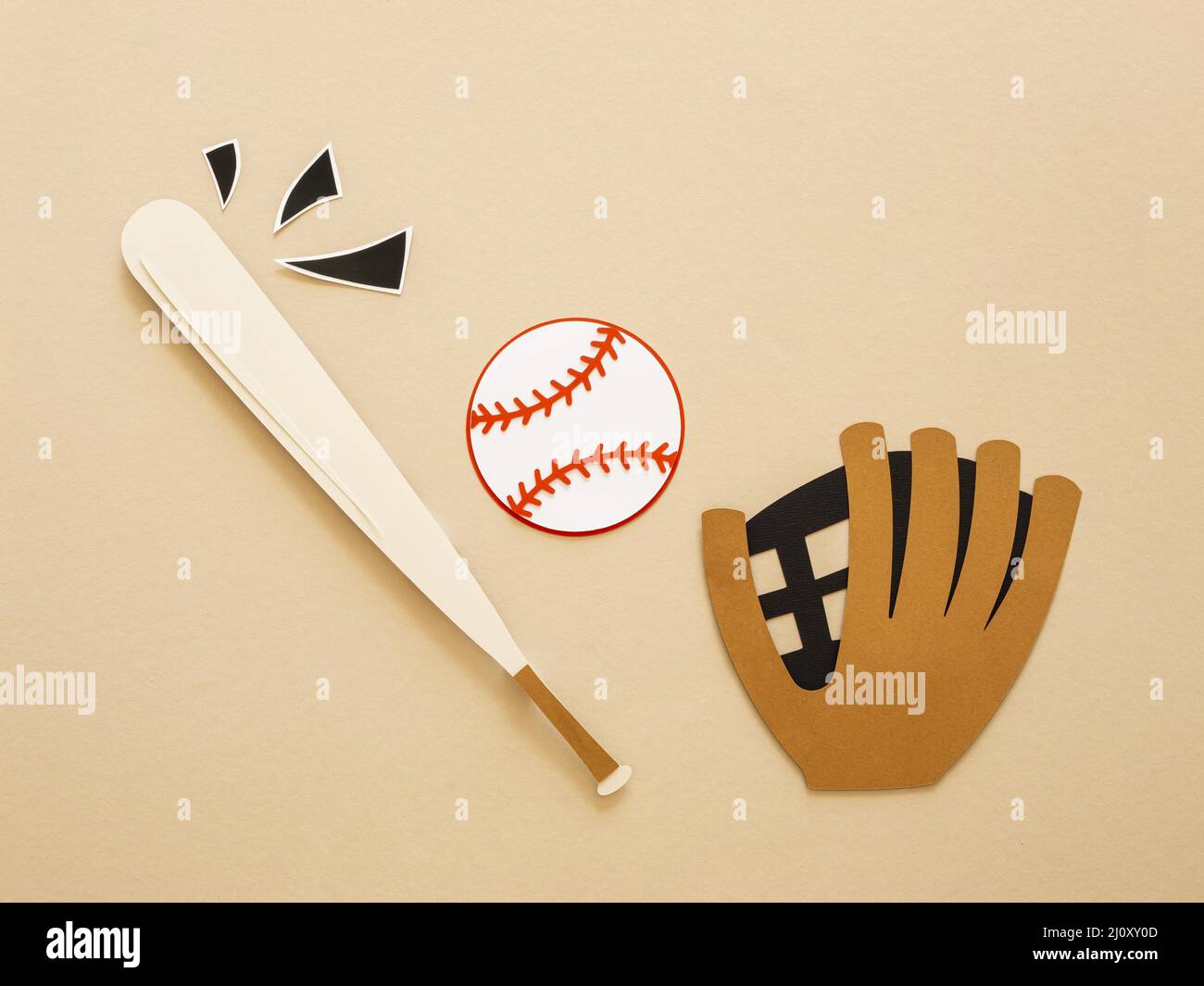 Antique baseball glove ball bat hi-res stock photography and images - Alamy