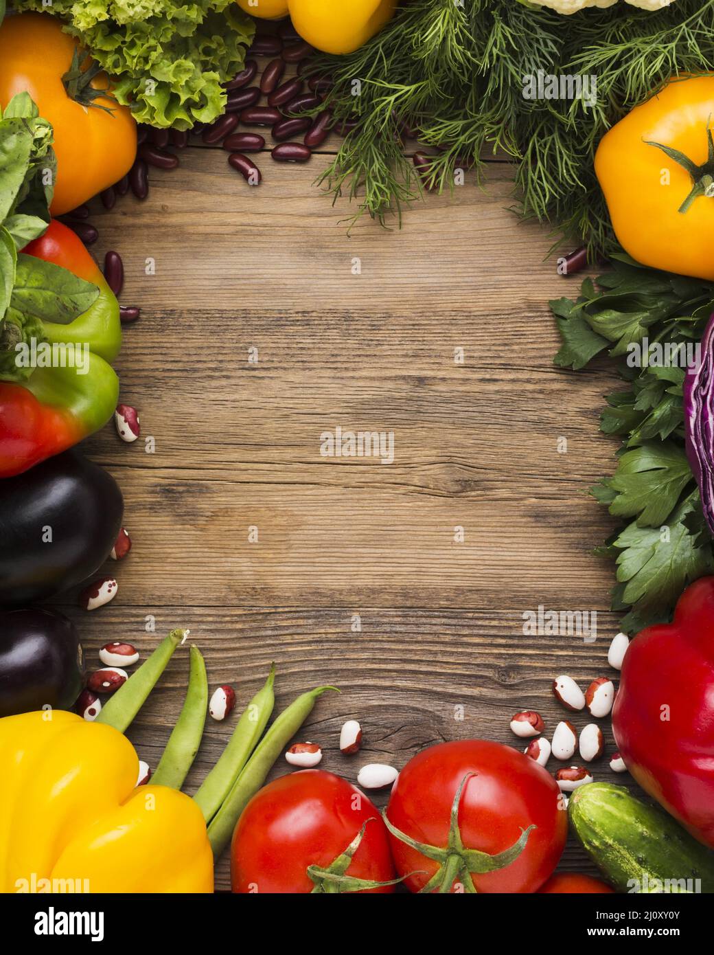 Top view vegetables hi-res stock photography and images - Alamy