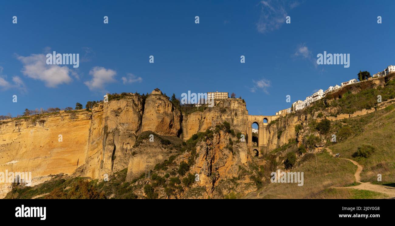 Aerial ronda bridge hi-res stock photography and images - Alamy
