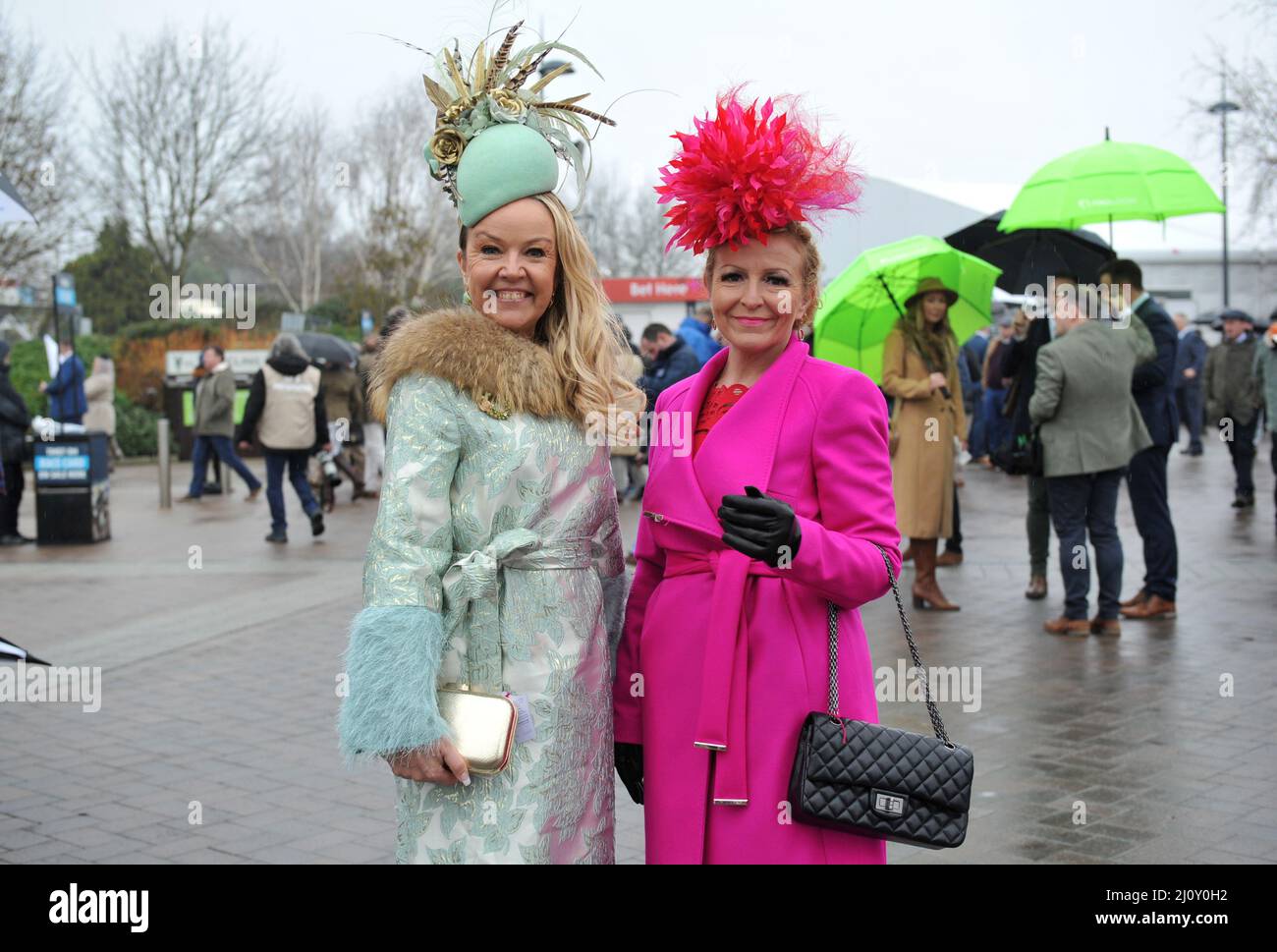 L2r Gill Carpenter and Viv Jenner Day 2, racing at the Cheltenham Gold ...