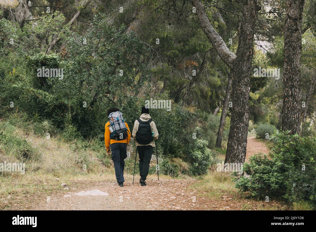 Men trekking hi-res stock photography and images - Alamy
