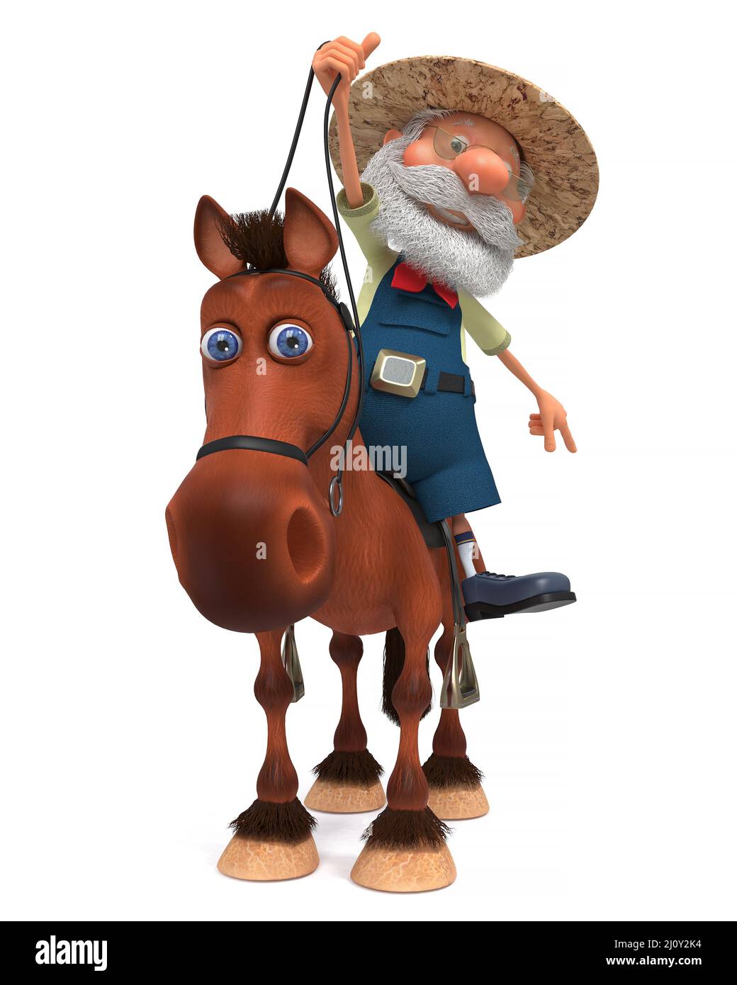 Riding farmer hi-res stock photography and images - Alamy