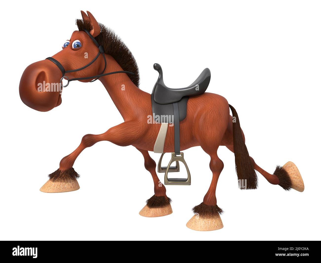 Cartoon horse bridle hi-res stock photography and images - Alamy