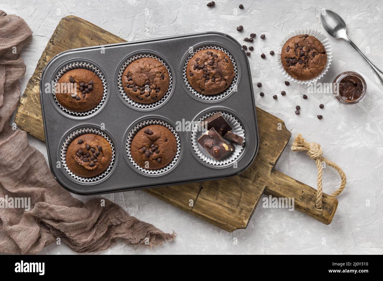 Top view tasty cakes hi-res stock photography and images - Alamy