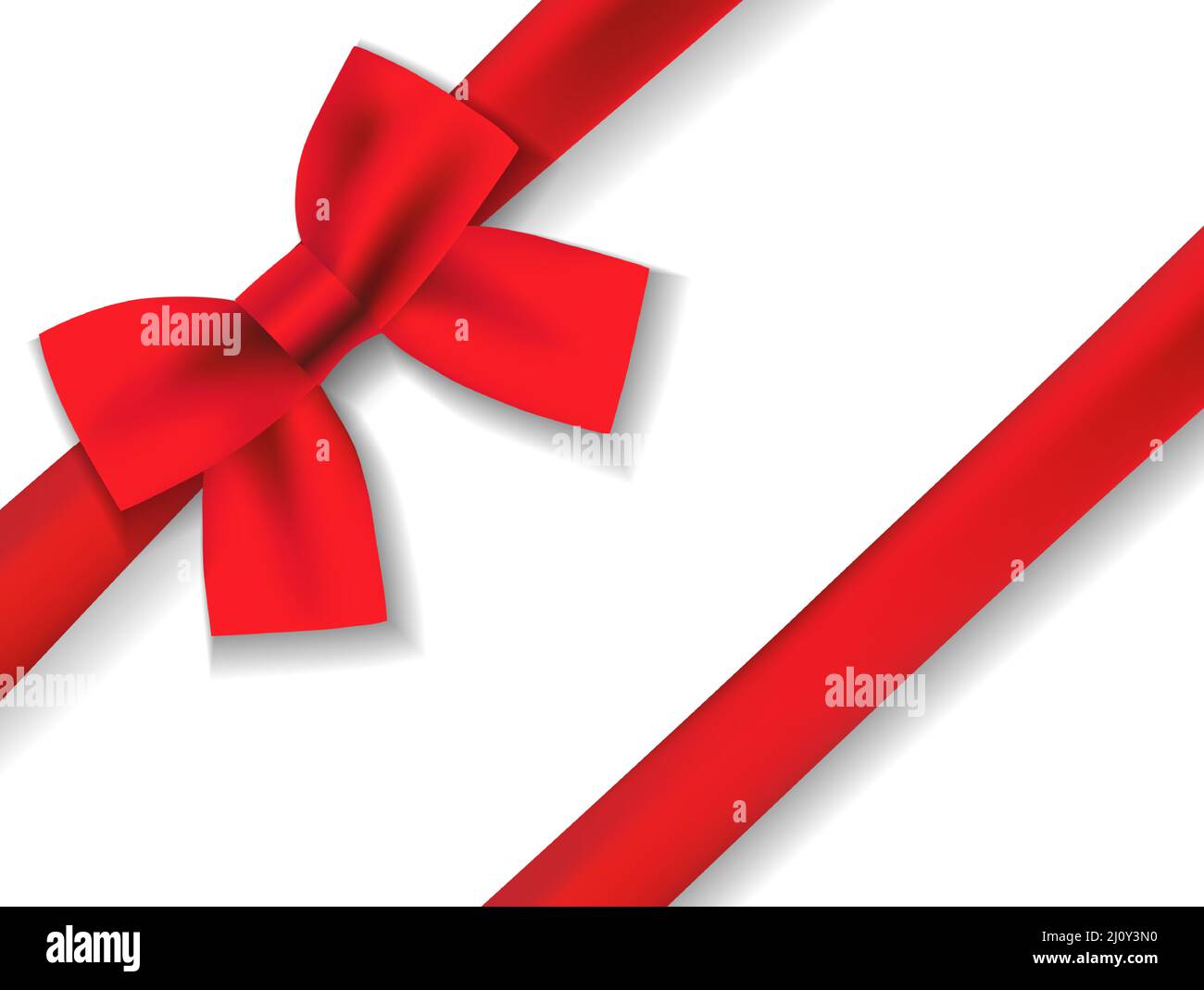 Red Satin Ribbon Background