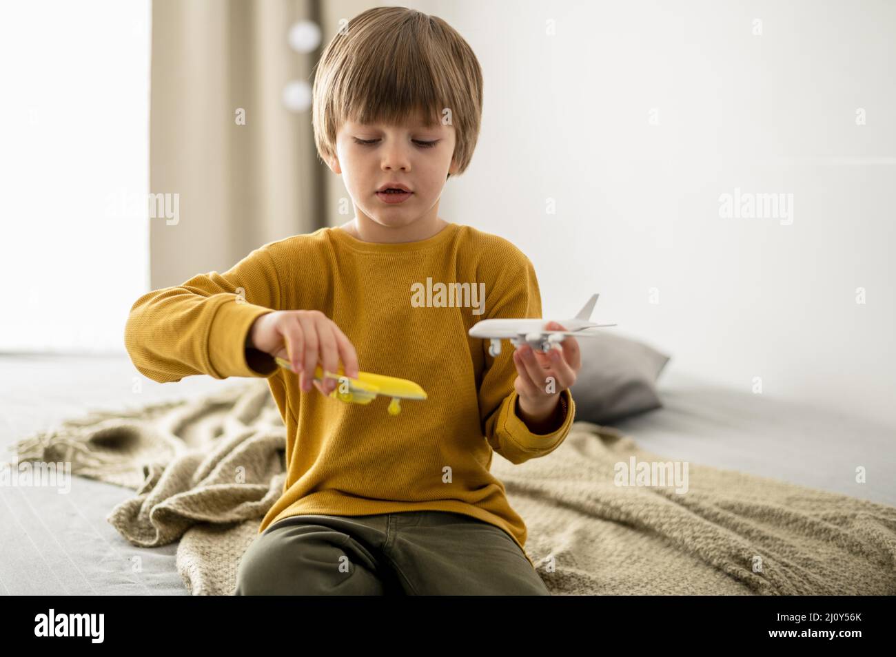 Child model airplane hi-res stock photography and images - Alamy