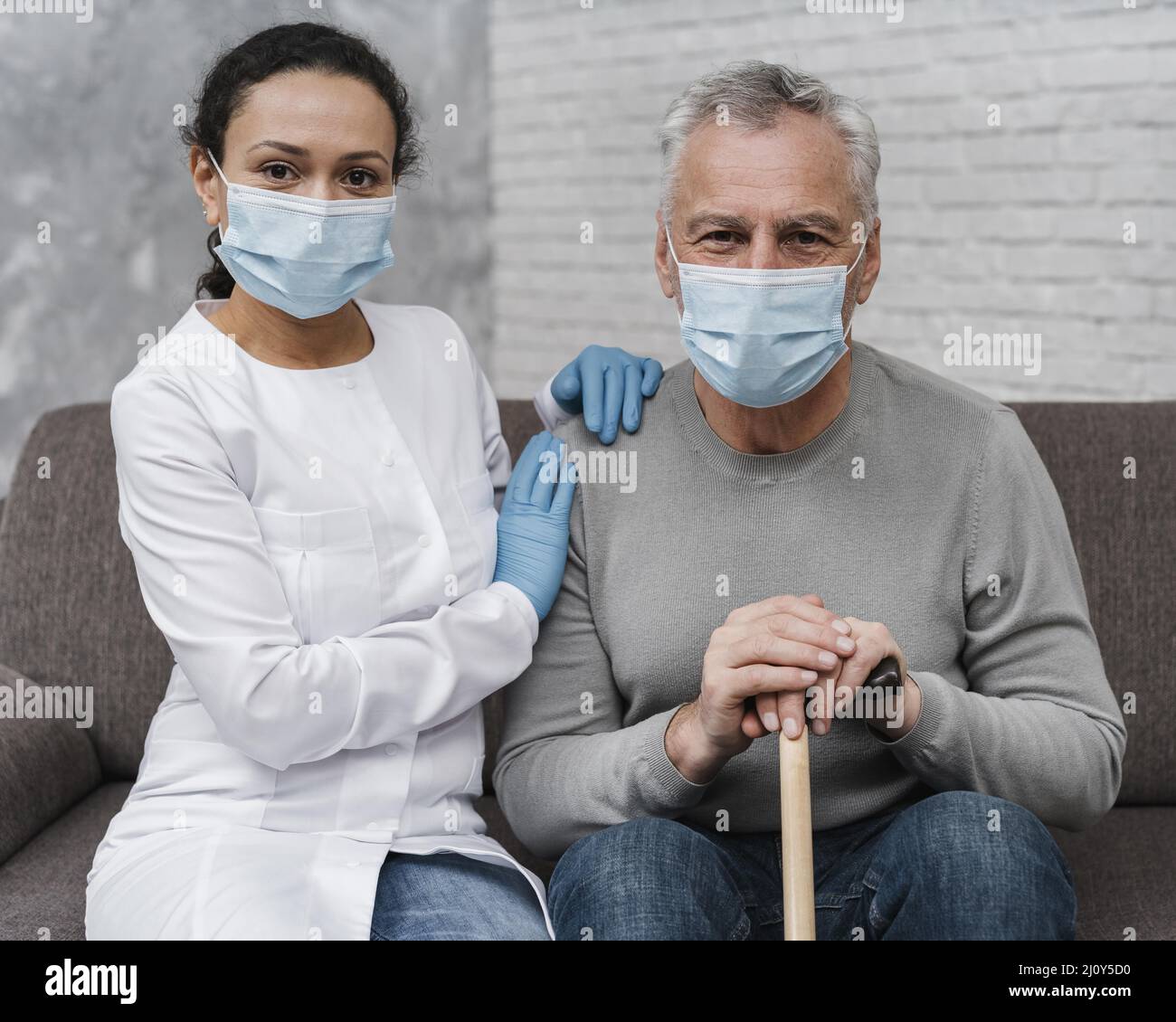 Doctor posing her patient. High quality photo Stock Photo - Alamy