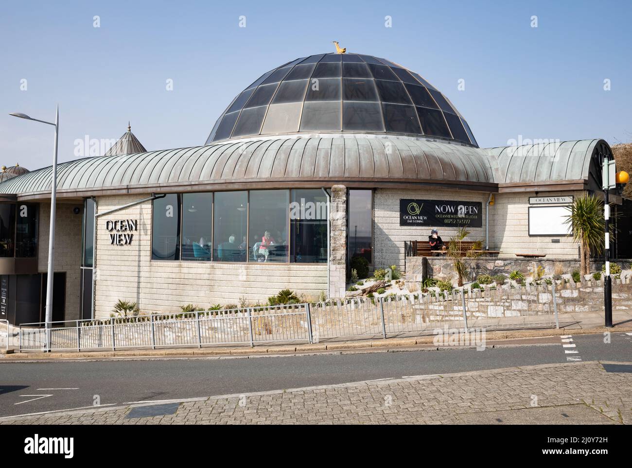 Ocean View bar in Plymouth, Devon,UK Stock Photo - Alamy