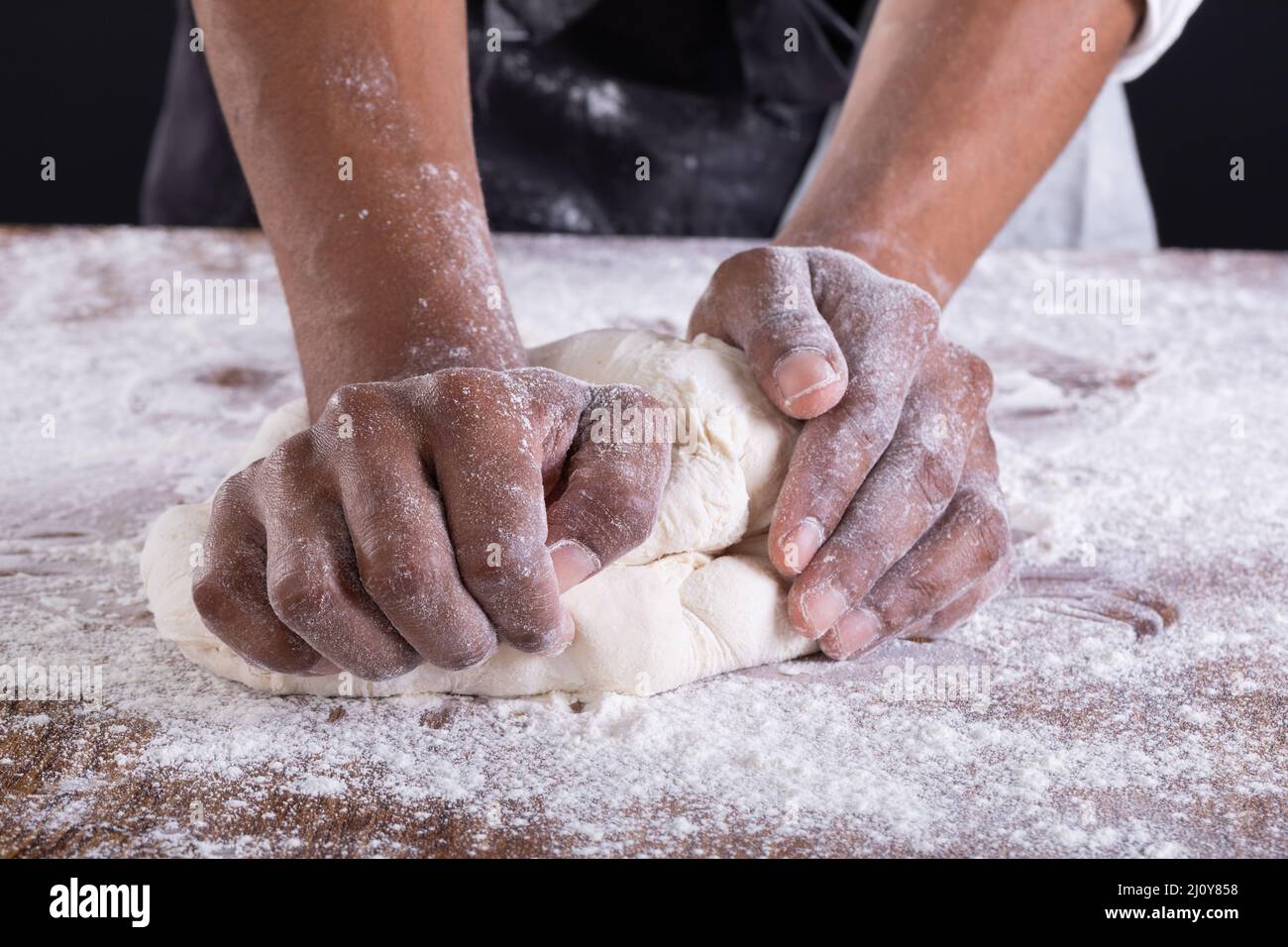 Bread dough african hands hi-res stock photography and images - Alamy