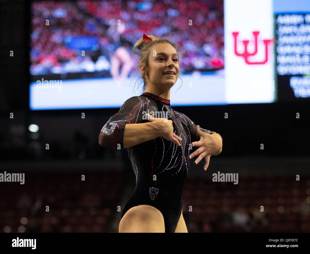 March 19, 2022: University of Utah gymnast and Olympic silver medalist ...