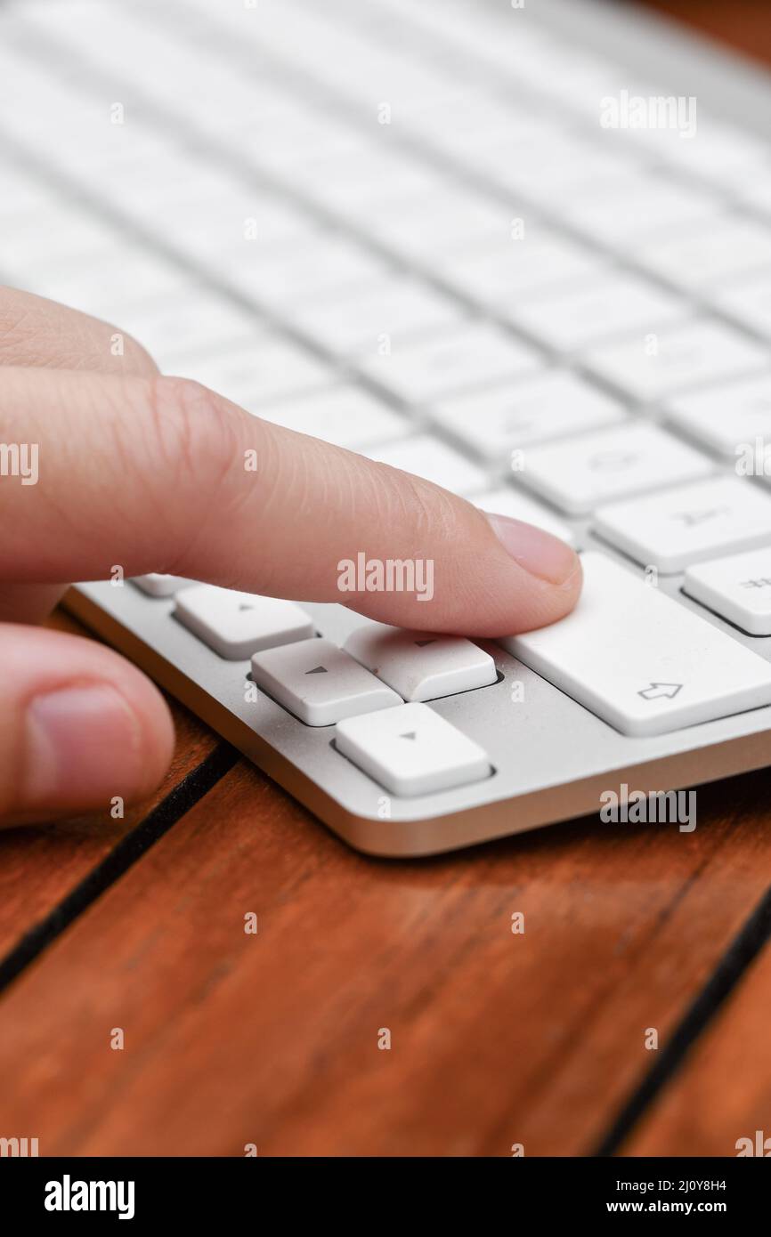 Virtual keyboard desktop hi-res stock photography and images - Alamy