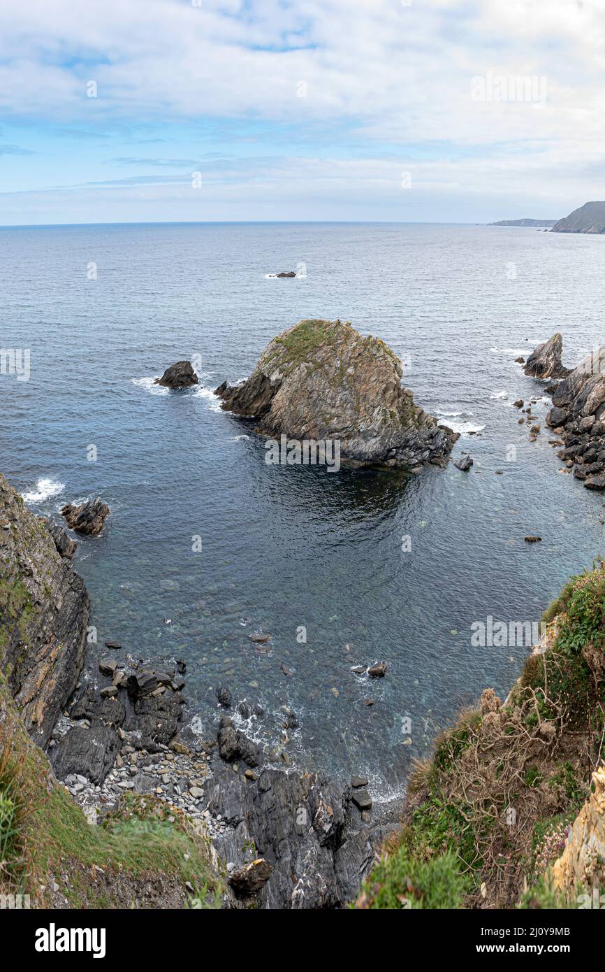 Cliff landscape in the ocean Stock Photo - Alamy