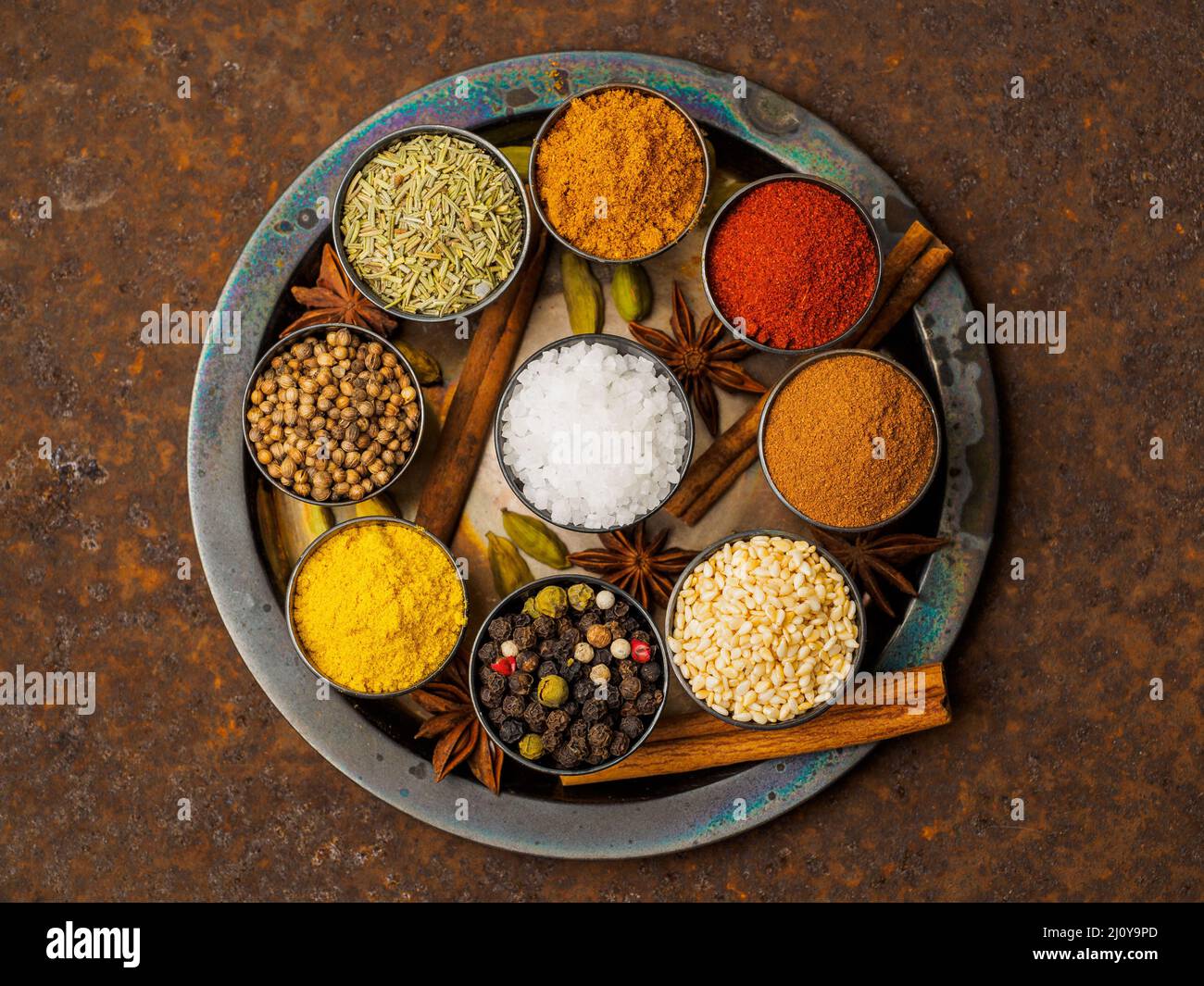 Spices mix texture hi-res stock photography and images - Alamy