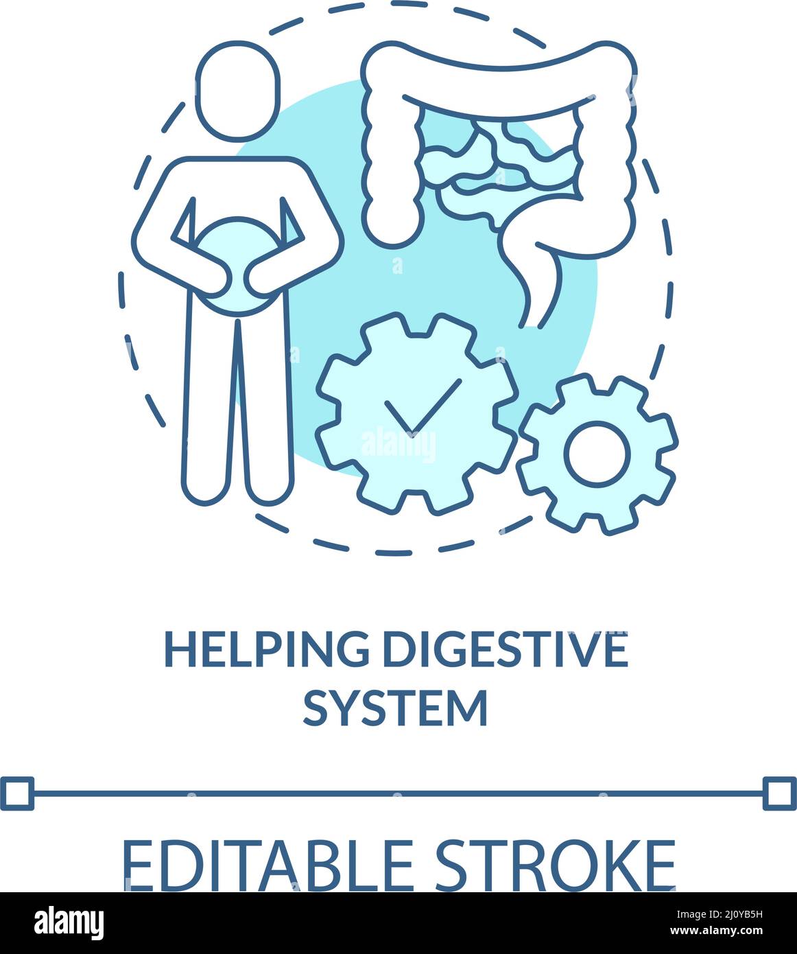 Intestine help Stock Vector Images - Alamy